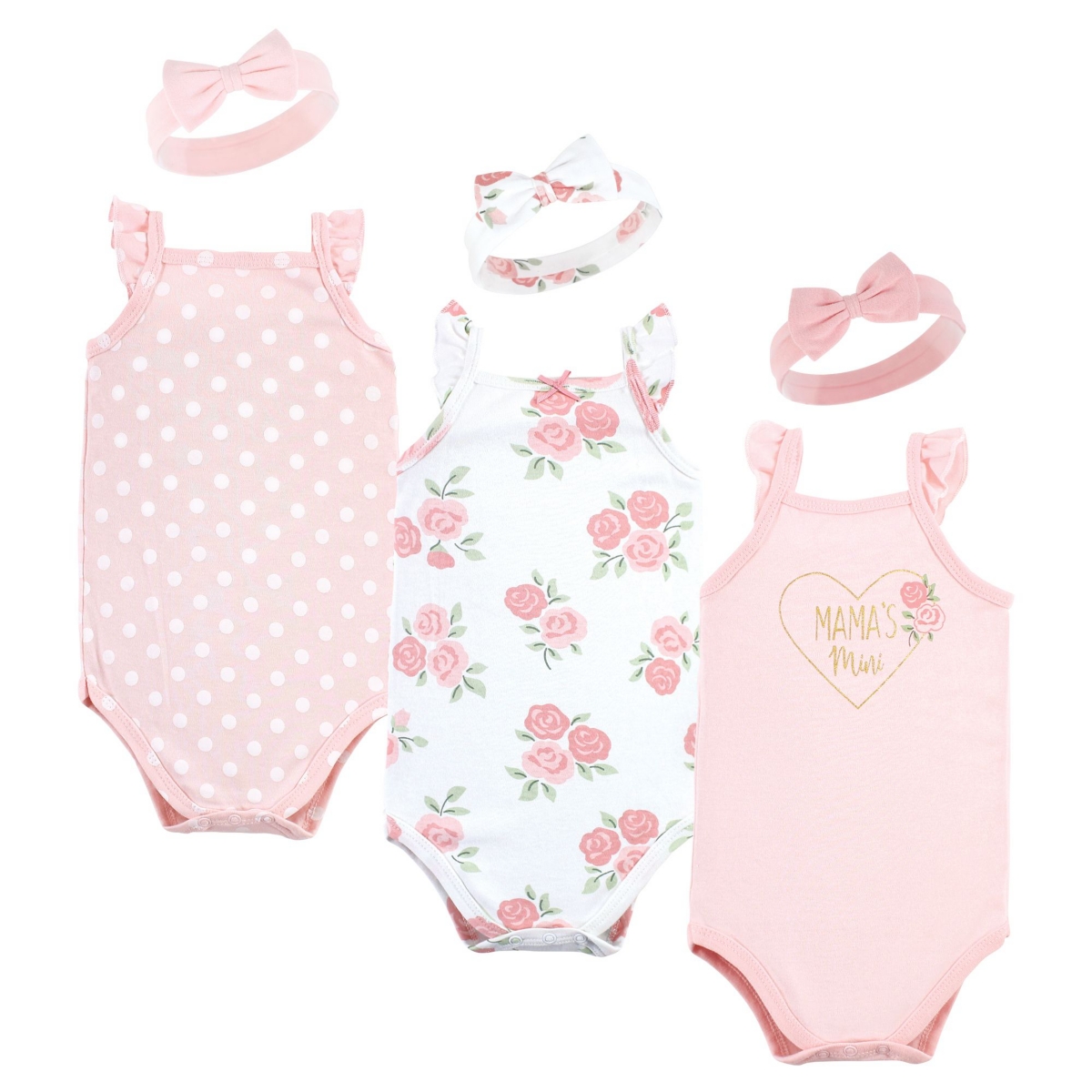 Click here for Hudson Baby Baby Girls Hudson Sleeveless Bodysuit... prices