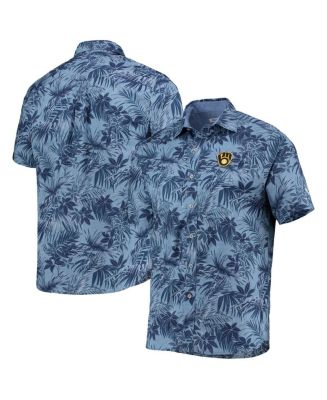 Men's Tommy Bahama Navy Milwaukee Brewers Sport Reign Forest Fronds ...