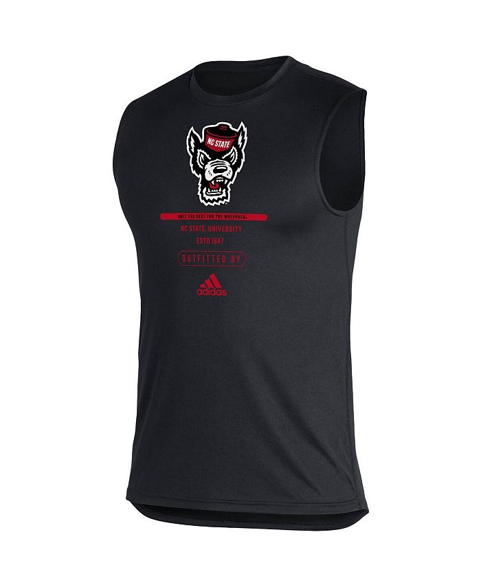 adidas Men's Black NC State Wolfpack Sideline Locker Tag AEROREADY ...