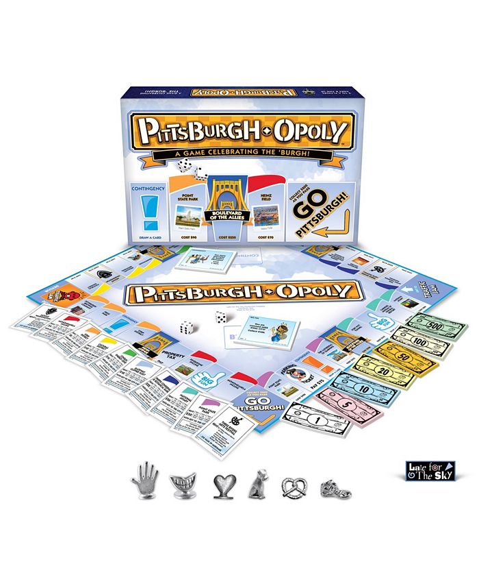 Late for the Sky Pittsburgh-Opoly Monopoly Game - Macy's