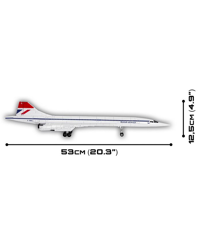 COBI Brooklands Museum Concorde G-BBDC 1:95 Scale Plane Construction ...