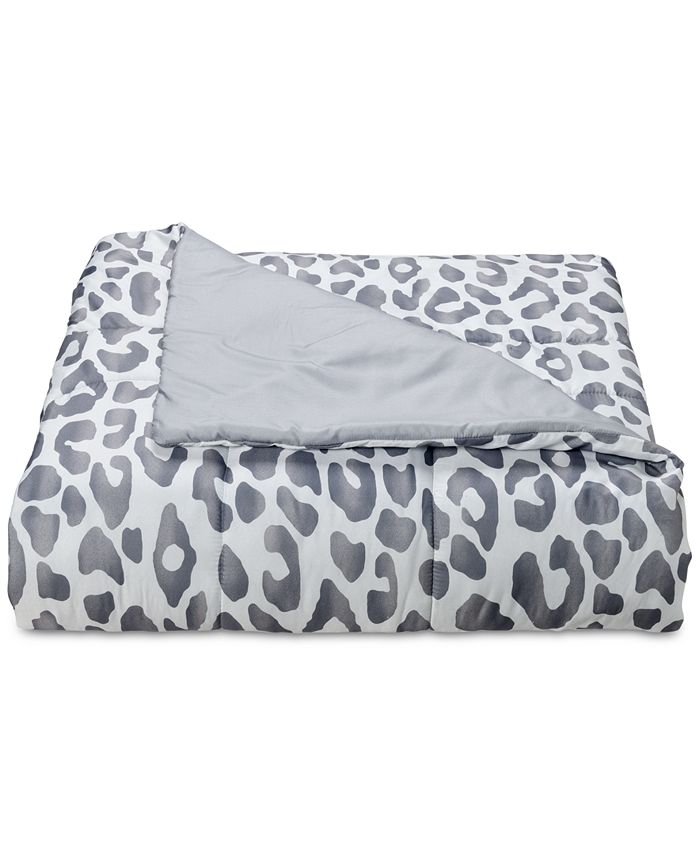 Sunham Greyscale Cheetah Grey 8-Pc. Queen Comforter Set - Macy's