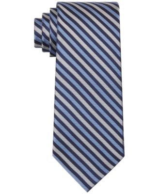 Tommy Hilfiger Men's Jeremy Fine Striped Silky Tie - Macy's