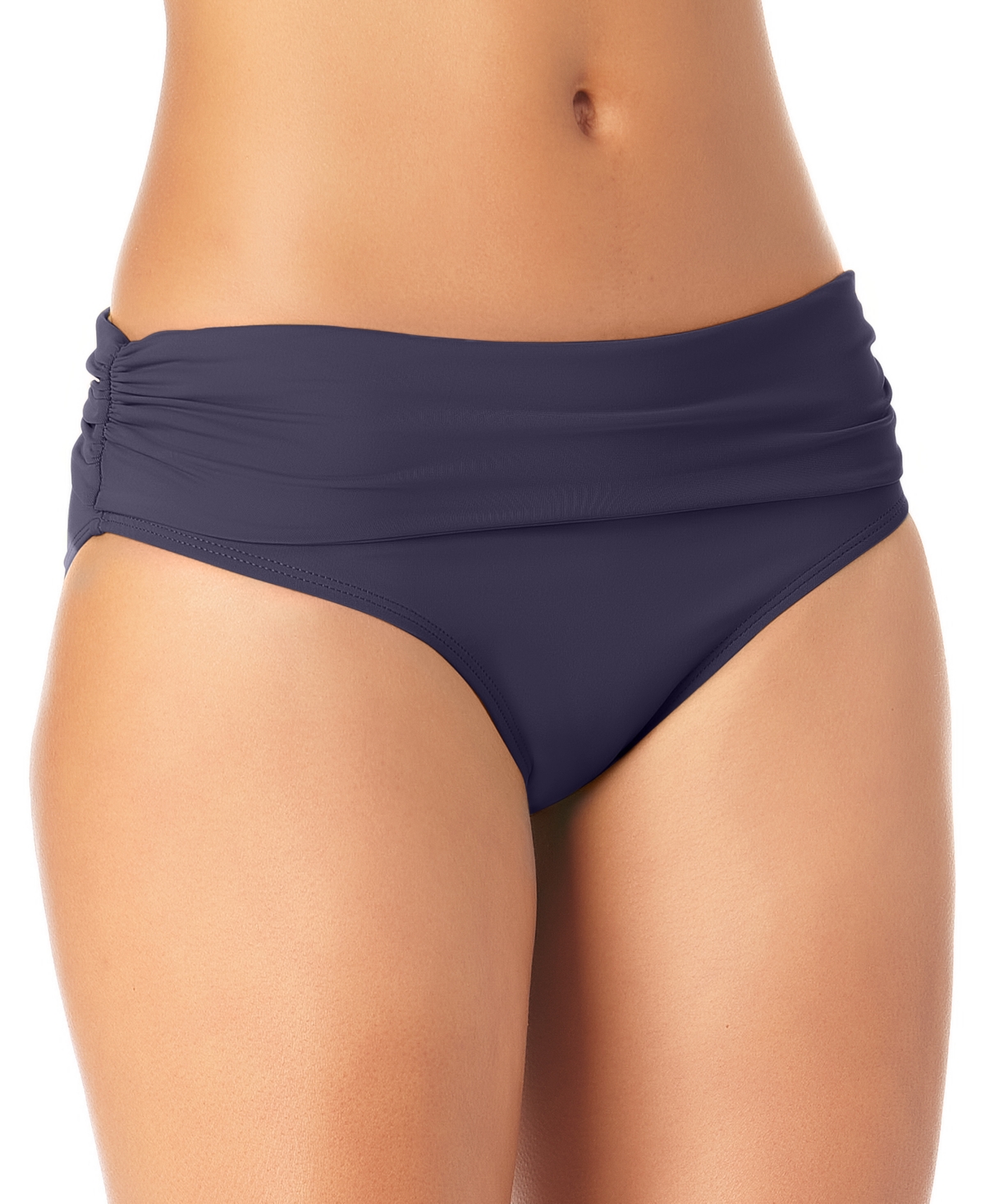 Click here for Anne Cole High-Waist Bikini Bottoms - Navy prices