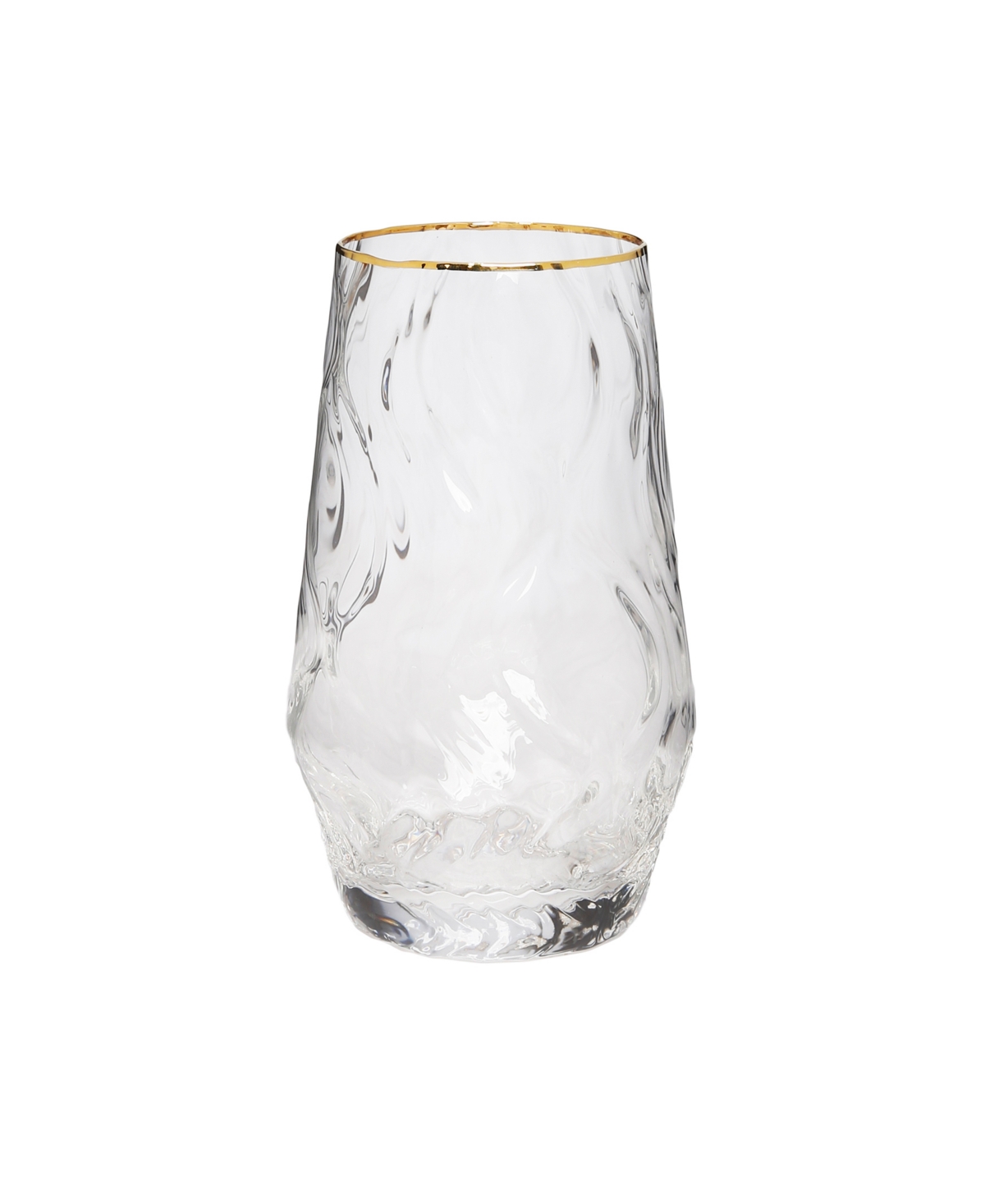 Click here for 19.21 Oz Tumblers with Colored Rim  Set of 6 - Cle... prices