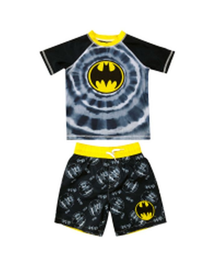 Dreamwave Toddler Batman Swimsuit, 2 Piece Set - Macy's