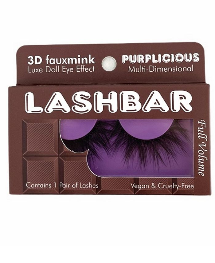 Lash Pop Lashes Purplicious Lashbar Single Pack False Eyelashes - Macy's