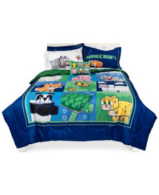 CLOSEOUT! Minecraft Friendly Stripe 8-Pc. Full Comforter Set - Macy's