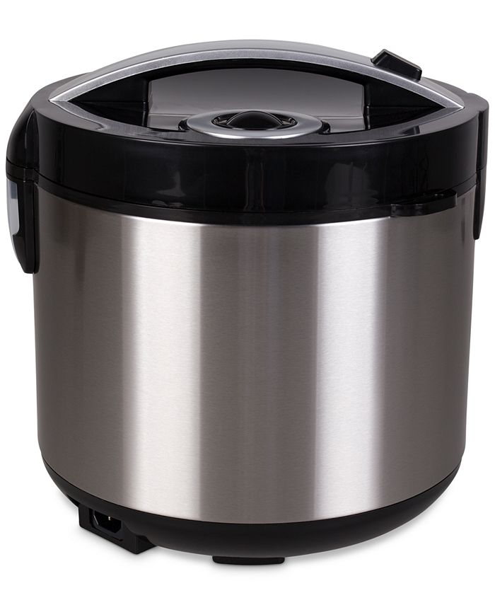 Tayama 20-Cup Stainless Steel Digital Multi-Function Rice Cooker & Food ...