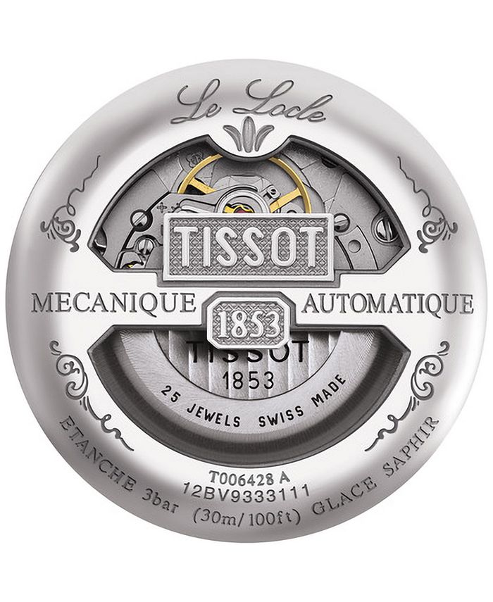 Tissot Men's Swiss Automatic Le Locle Petite Seconde Stainless Steel ...