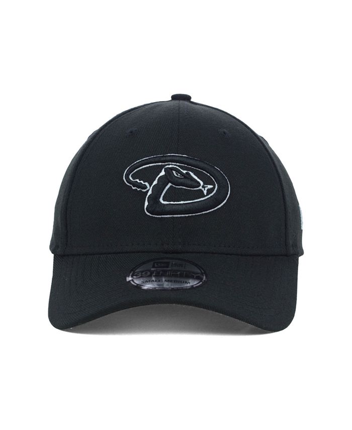 New Era Arizona Diamondbacks Black and White Classic 39THIRTY Stretch ...