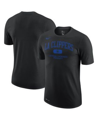 Men's Nike Black LA Clippers Essential Heritage Performance T-shirt ...