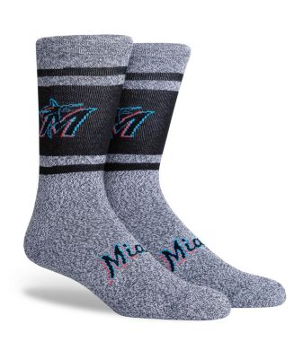Men's PKWY Miami Marlins Varsity Crew Socks - Macy's