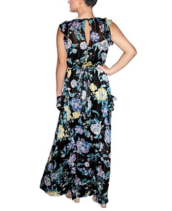 RACHEL Rachel Roy Ruffled Floral-Print Maxi Dress & Reviews - Dresses - Women - Macy's