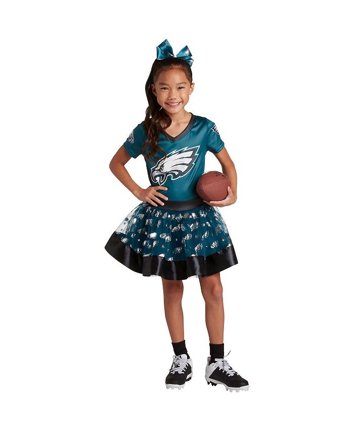Jerry Leigh Big Girls Midnight Green Philadelphia Eagles Tutu Tailgate ...