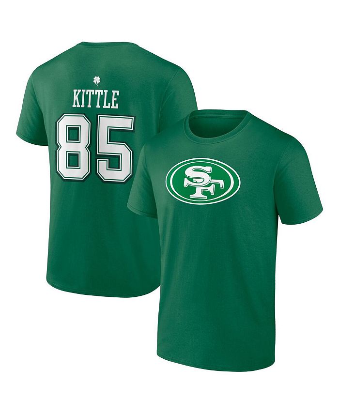 Fanatics Men's George Kittle Green San Francisco 49ers St. Patrick's ...