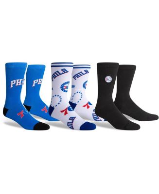 PKWY Men's Philadelphia 76ers MVP 3-Pack Crew Socks - Macy's