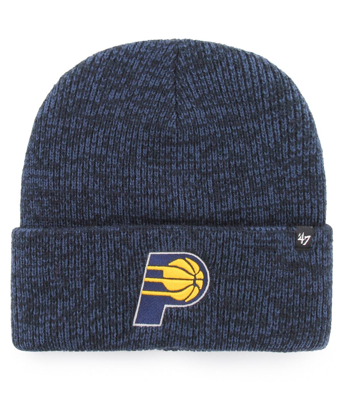 Click here for Mens 47 Navy Indiana Pacers Brain Freeze Cuffed Kn... prices