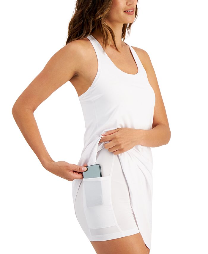 ID Ideology Women's Solid Performance Dress, Created for Macy's - Macy's