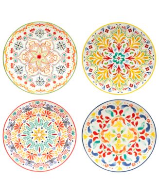 Certified International Sweet Spicy Dinner Plate, Set of 4 - Macy's