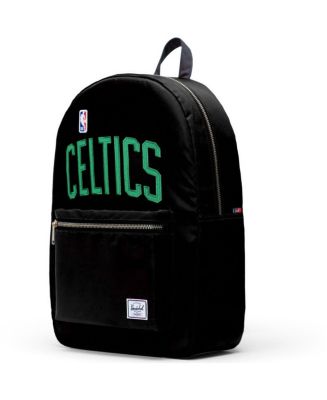 Herschel Supply Co. Black Boston Celtics Satin Settlement Backpack - Macy's