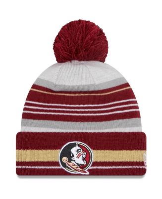 Big Boys New Era Garnet Florida State Seminoles Grayed Cuffed Knit Hat ...