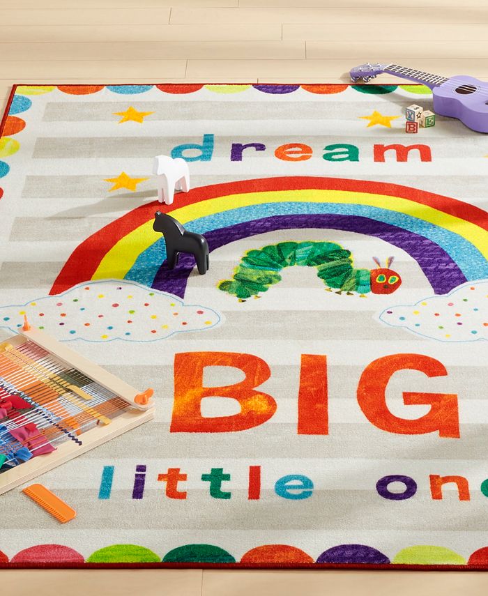 Eric Carle Elementary Dream Big Little One 4' 11" x 6' 6" Area Rug - Macy's