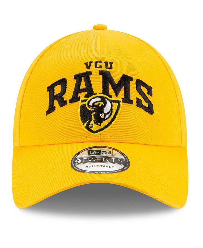 New Era Men's Gold Vcu Rams Arch Over Logo 9Twenty Adjustable Hat - Macy's