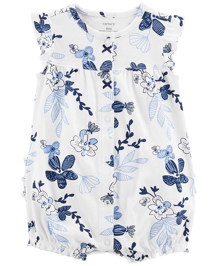 Carter's Baby Girls Snap-Up Romper - Macy's