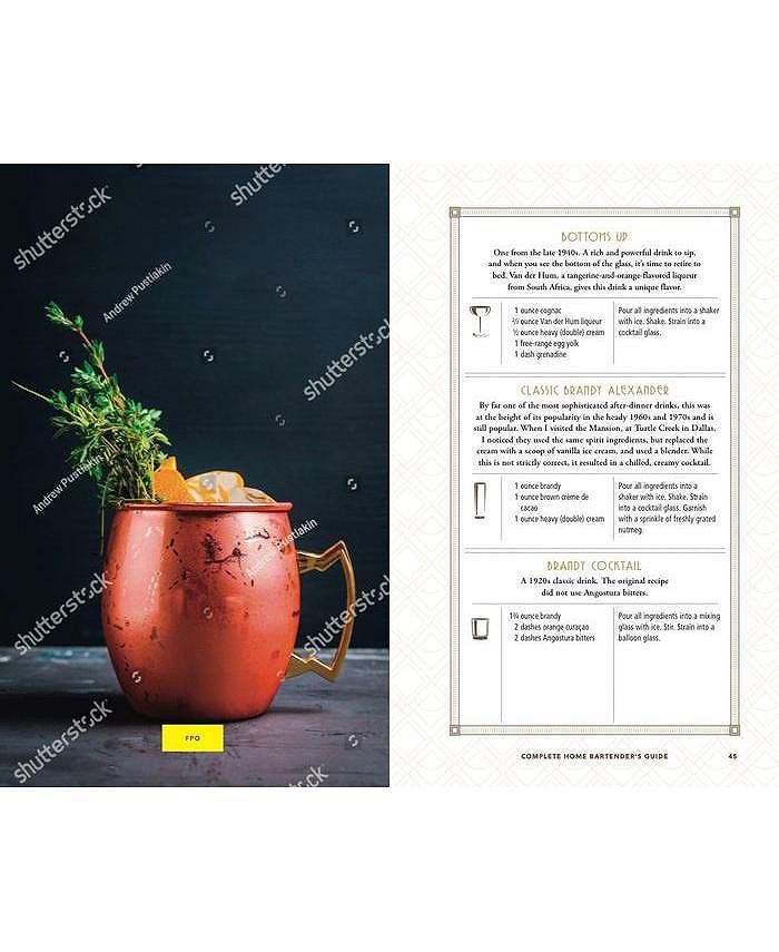 Barnes & Noble The Complete Home Bartender's Guide - Tools, Ingredients, Techniques, & Recipes ...
