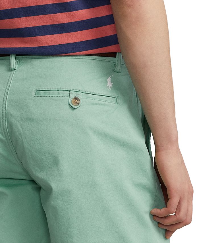 Polo Ralph Lauren 9-Inch Stretch Classic Fit Chino Short - Macy's