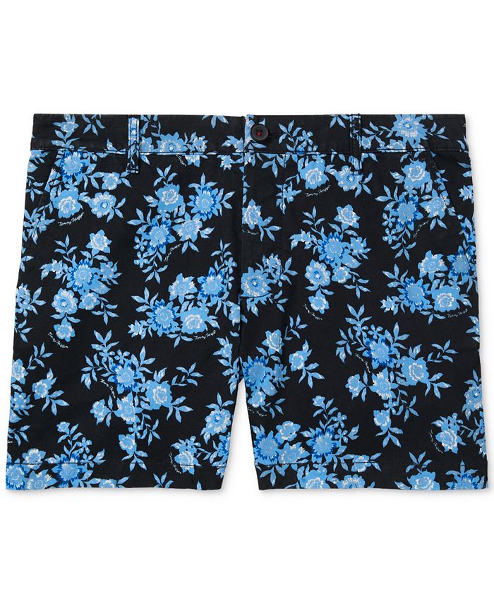 Tommy Hilfiger Women's Floral VELCRO®-Waist Shorts - Macy's
