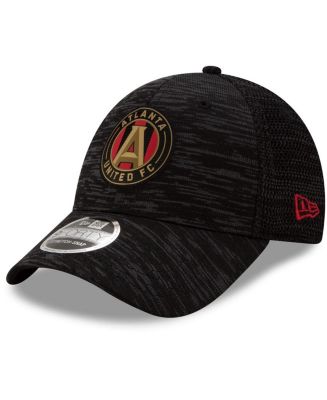 Men's Black Atlanta United FC On-Field Collection 9FORTY Stretch ...