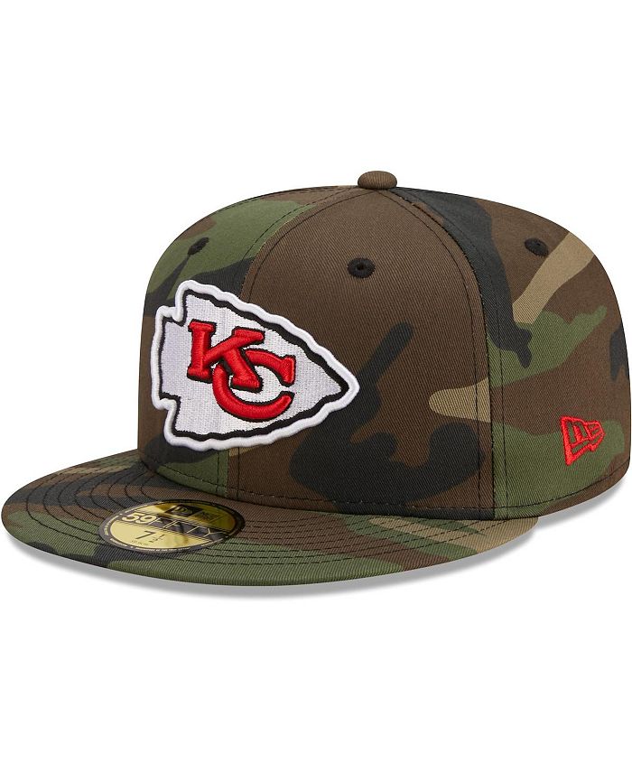 New Era Men's Camo Kansas City Chiefs Woodland 59FIFTY Fitted Hat - Macy's