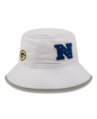 Men's White Green Bay Packers NFC Logo Pro Bowl Bucket Hat - Macy's