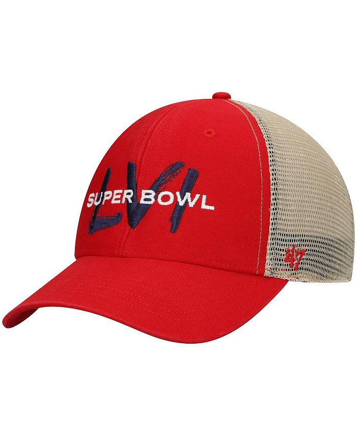 '47 Brand Men's Red and Natural Super Bowl LVI Flagship MVP Trucker ...