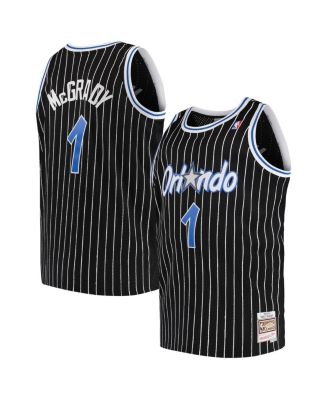 Men's Tracy McGrady Black Orlando Magic Big and Tall Hardwood Classics ...