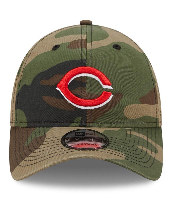 New Era Men's Camo Cincinnati Reds Woodland Core Classic 9Twenty ...
