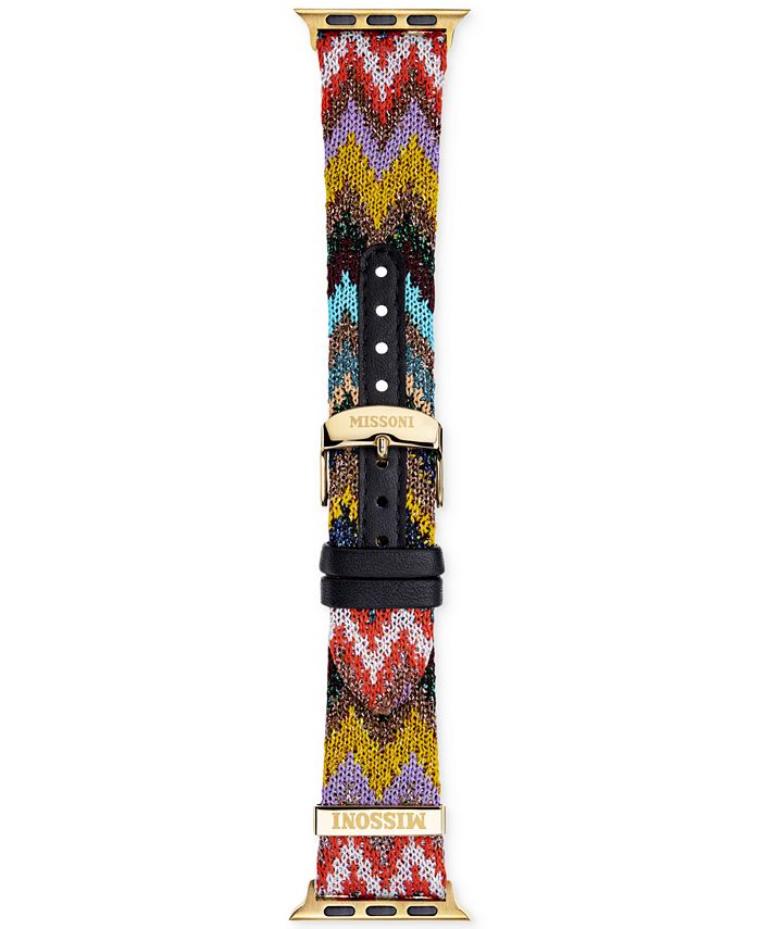 Missoni Zigzag Multicolor Leather Strap for Apple Watch® 38mm/40mm - Macy's