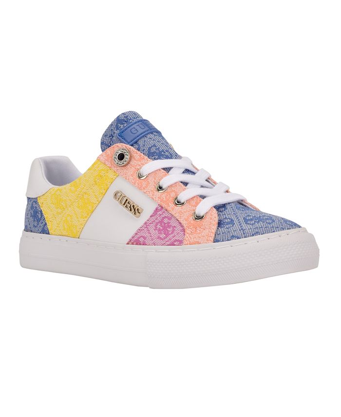 GUESS Women's Loven Lace-Up Sneakers - Macy's