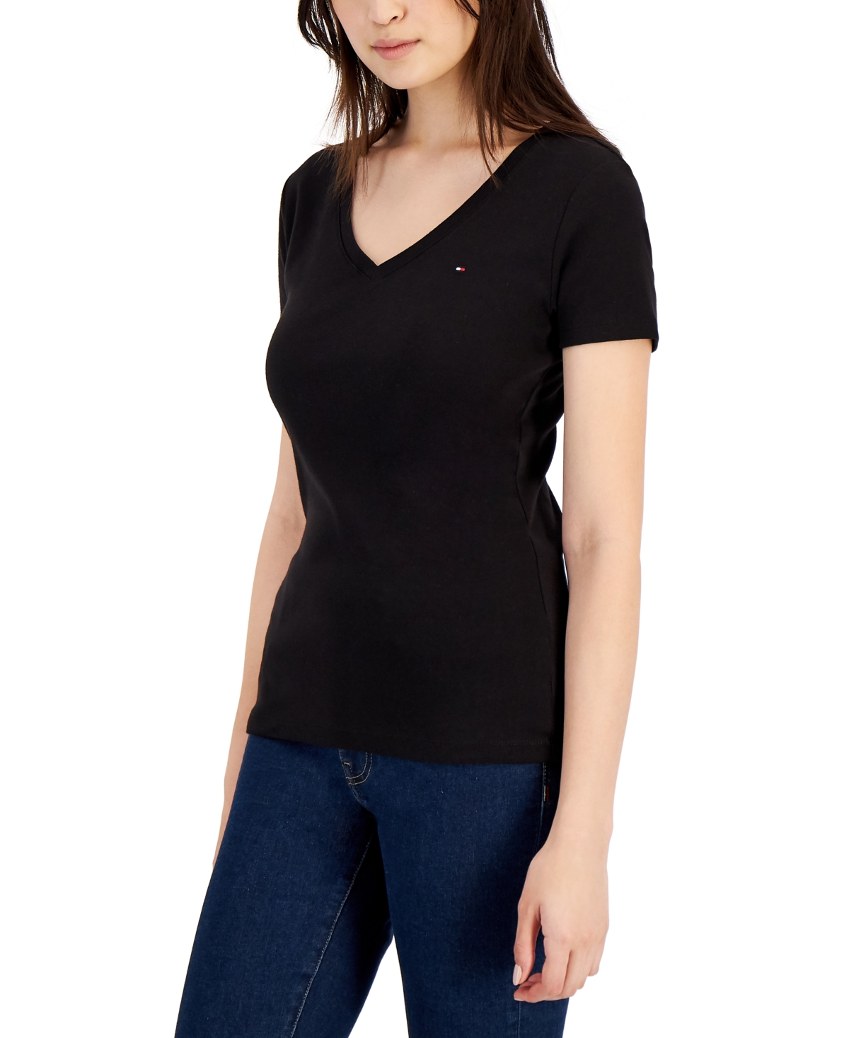 Click here for Tommy Hilfiger Womens V-Neck T-Shirt  Created for... prices