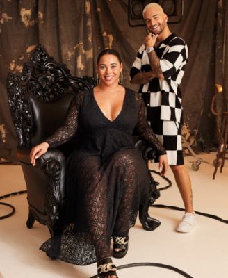 Royalty by Maluma Lace Bodysuit Dress, Created for Macy's - Macy's