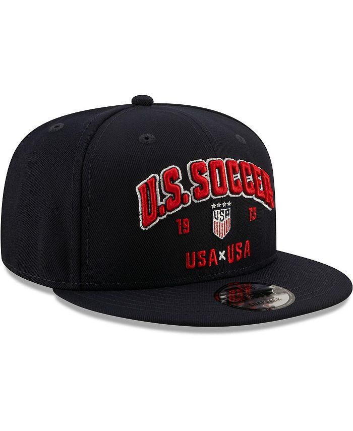 New Era Men's Navy Uswnt Stacked 9FIFTY Snapback Hat - Macy's