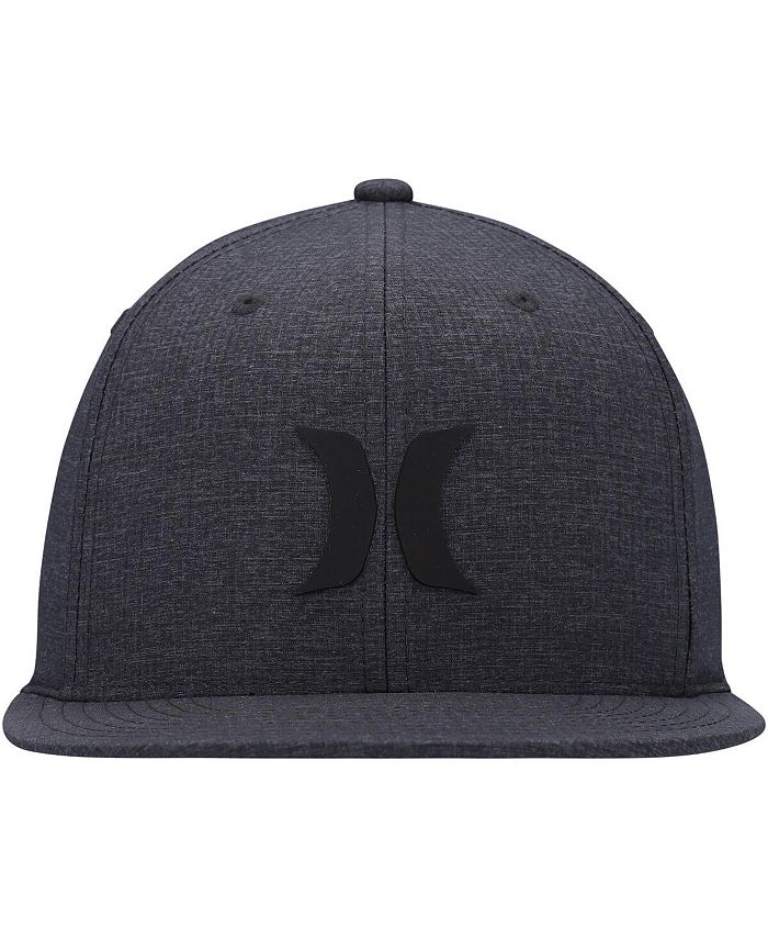 Hurley Men's Heather Black Phantom Core Snapback Hat - Macy's