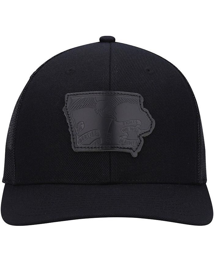 Local Crowns Men's Iowa Blackout State Patch Trucker Snapback Hat - Macy's