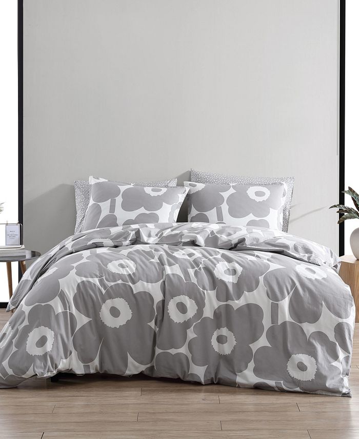 Marimekko Unikko Cotton 3 Pc Full Queen Duvet Cover Set Macys