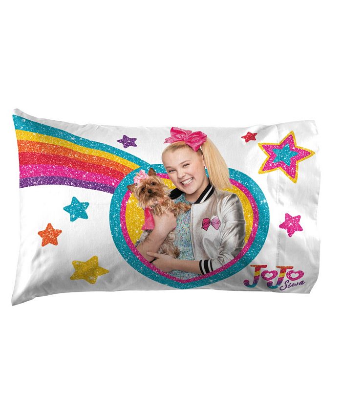 Jojo Siwa 4 Piece Rainbow Sparkle Sheet Set, Full - Macy's