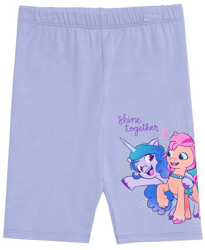 Disney Toddler Girls My Little Pony Biker Shorts, Pack of 2 - Macy's