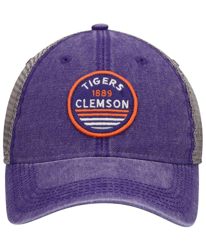 Legacy Athletic Men's Purple Clemson Tigers Sunset Dashboard Trucker ...