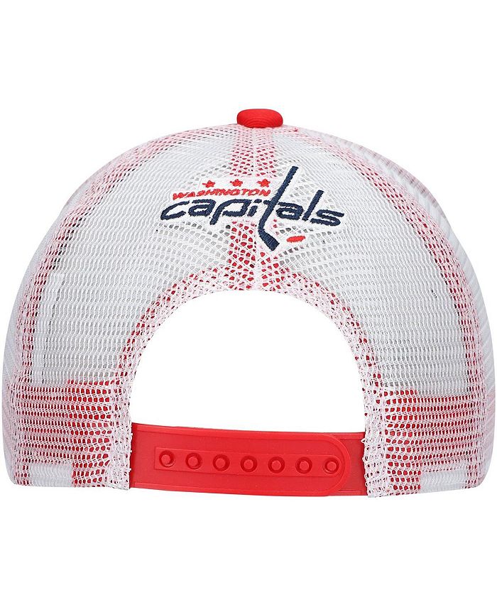 Outerstuff Big Boys Red Washington Capitals Foam Front Trucker Snapback ...